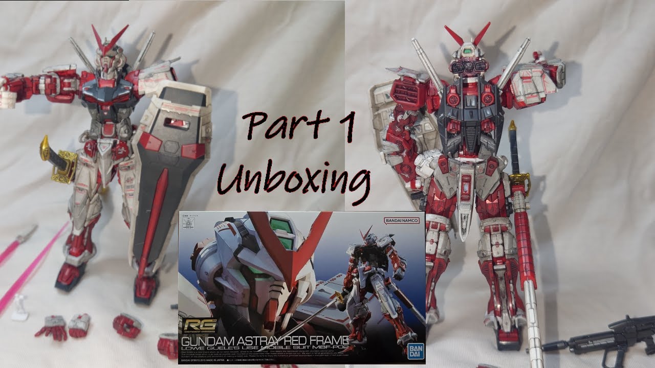 Unboxing and review of the Real grade Gundam astray red frame / Lowe ...