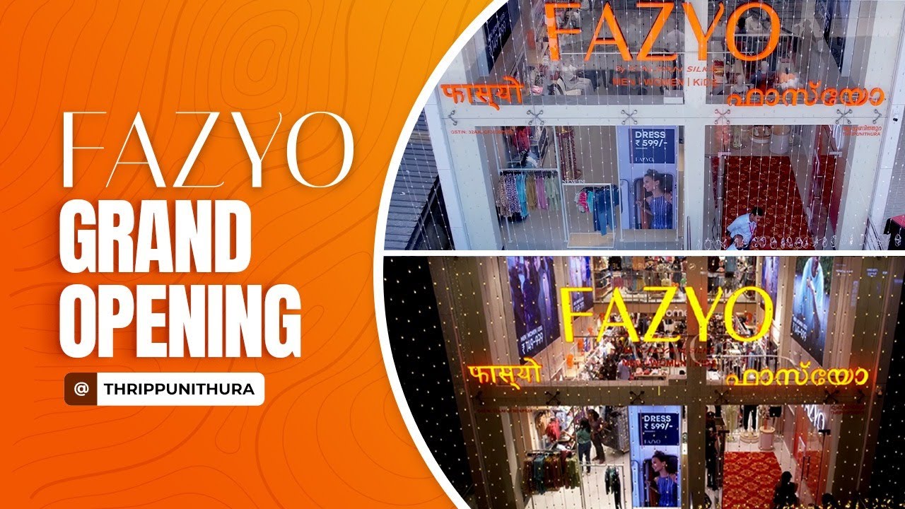 Fazyo Thrippunithura Grand Opening - YouTube