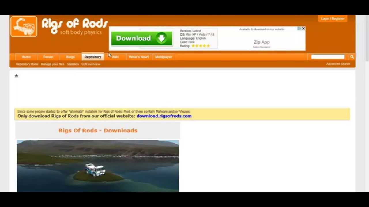 Were or how to download rigs of rods - YouTube