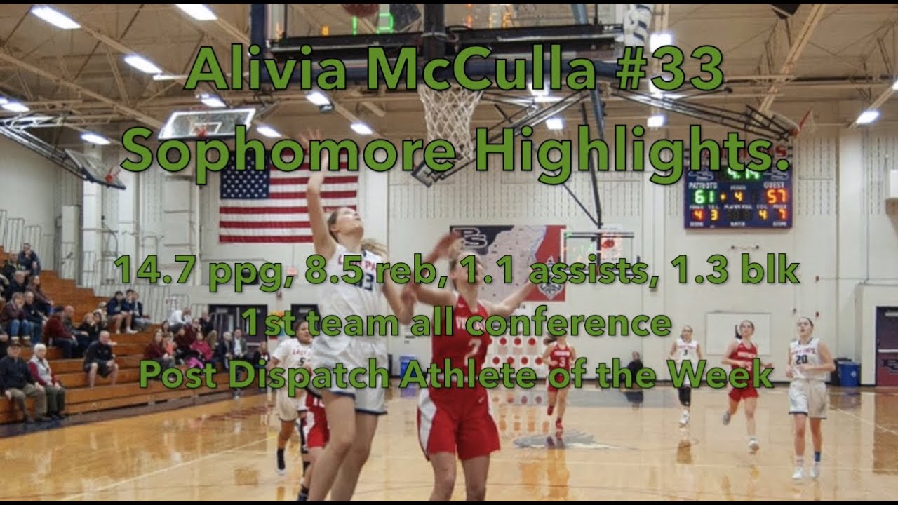 Alivia McCulla #33 Sophomore Basketball Highlights - YouTube