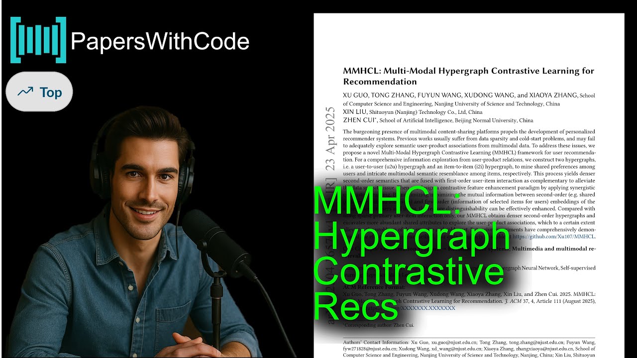 MMHCL: Hypergraph Contrastive Recs - YouTube
