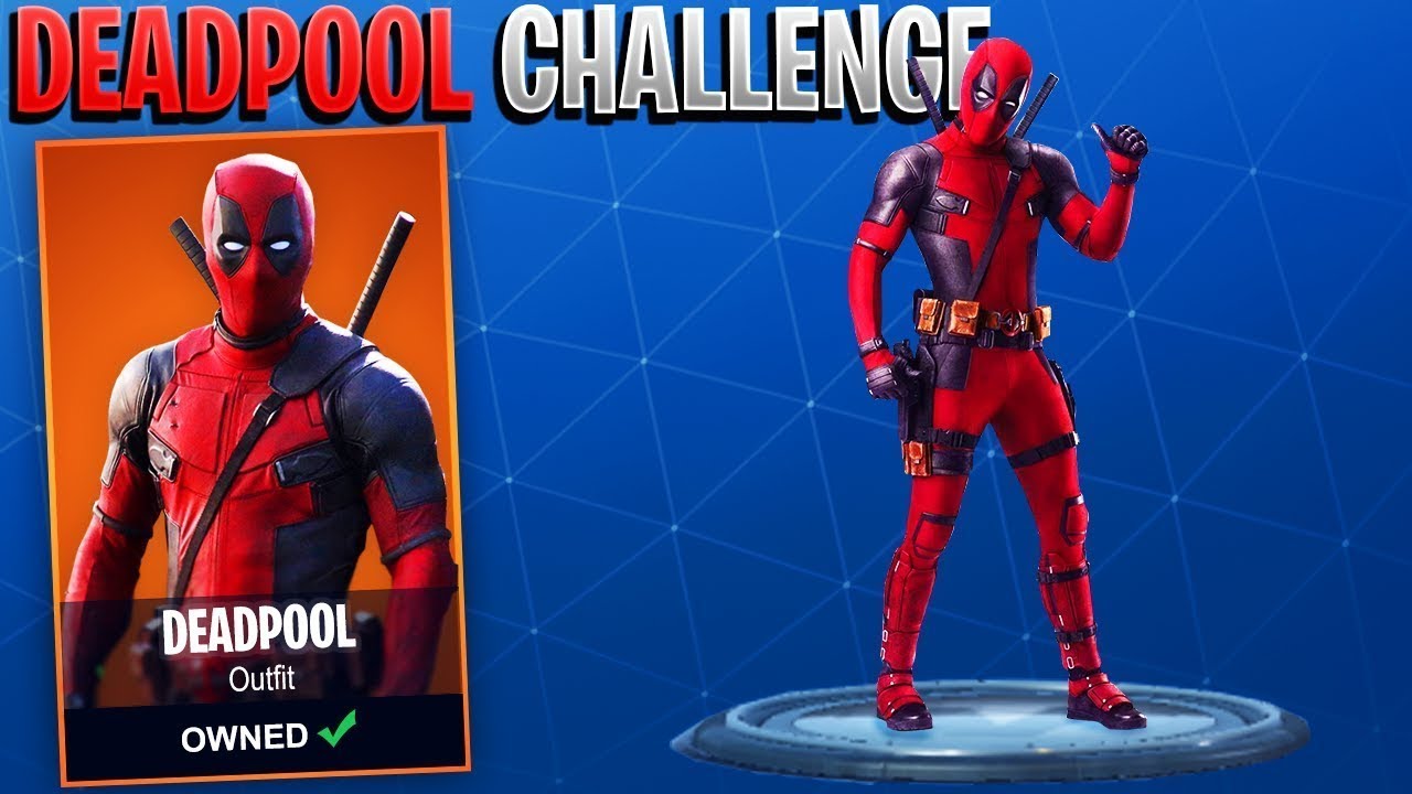 OMG WTF, How To Unlock The DeadPool Skin in Fortnite: Battle Royale ...