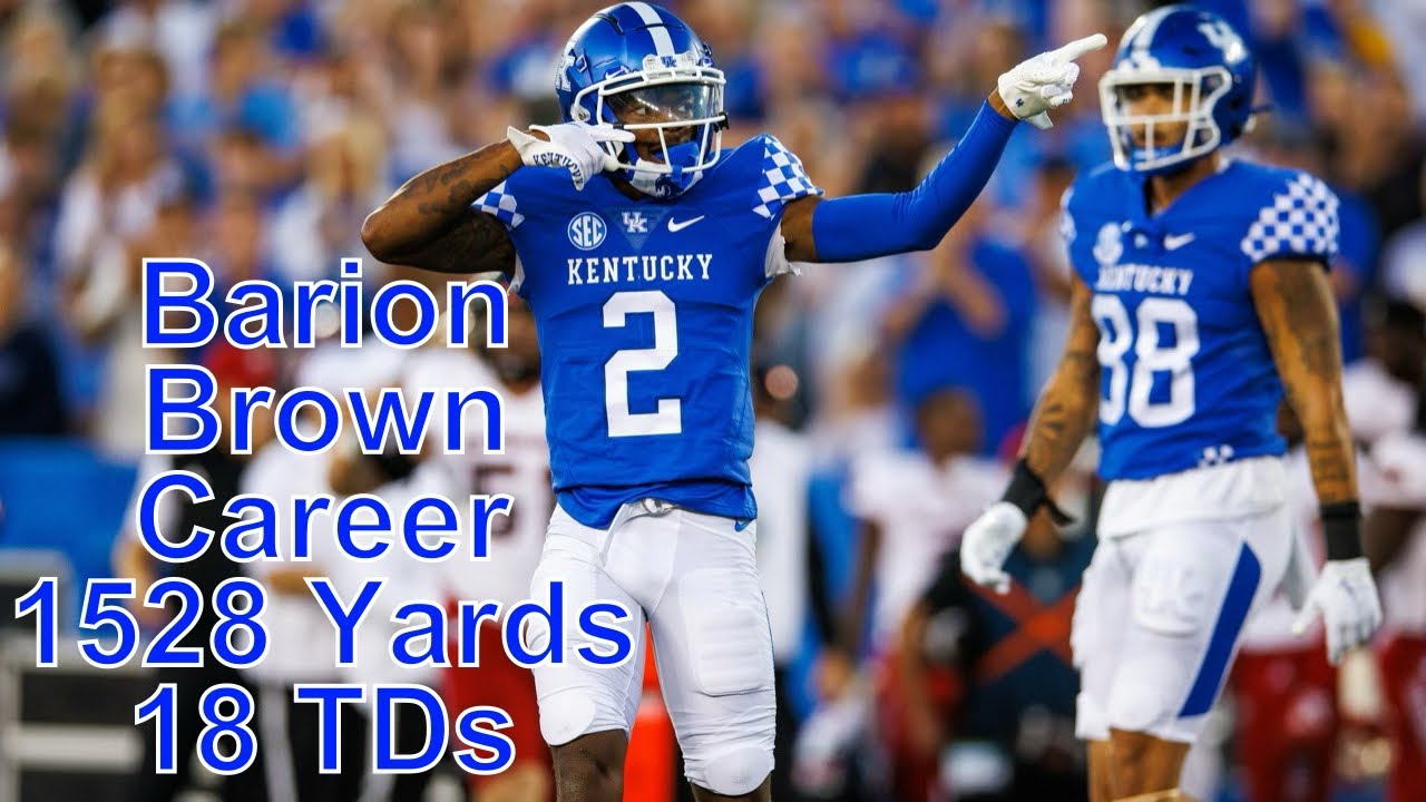 Barion Brown is in the portal! Kentucky highlights | WR/KR 2022-2024 ...