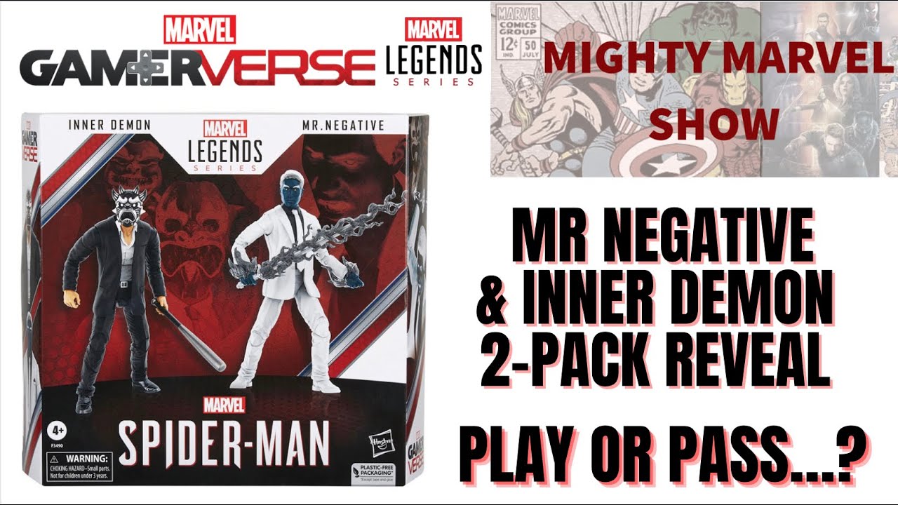 Mr Negative & Inner Demon 2 Pack - New Marvel Legends Reveal..! Play Or ...