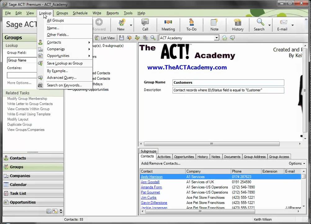 The ACT Academy Training Program - Lookup Intro - YouTube