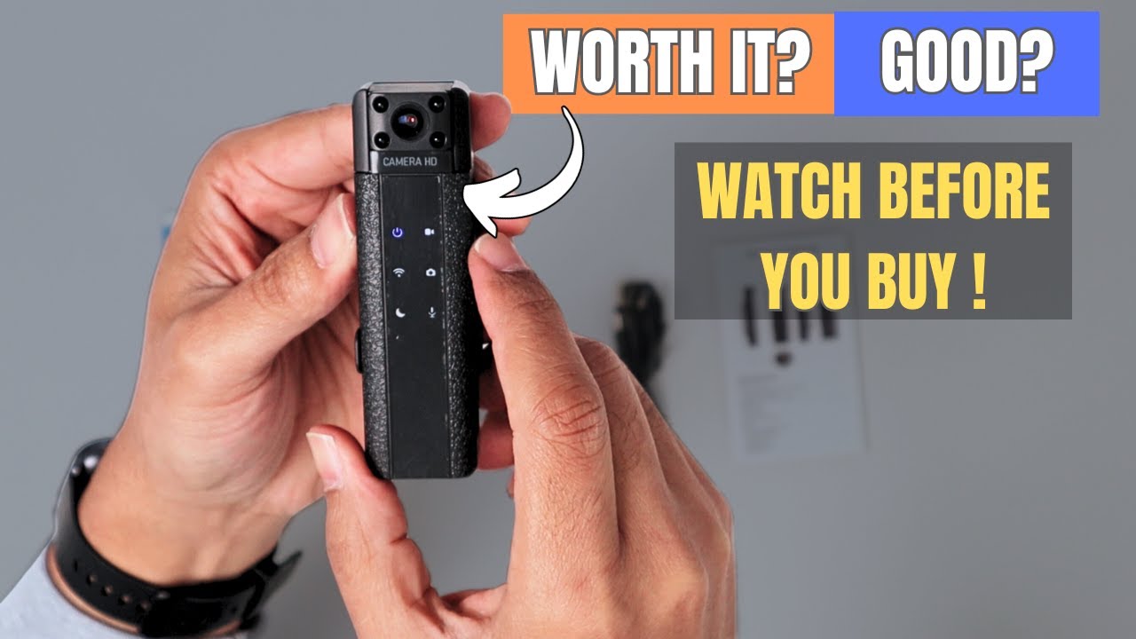 Mini body camera video recorder - YouTube
