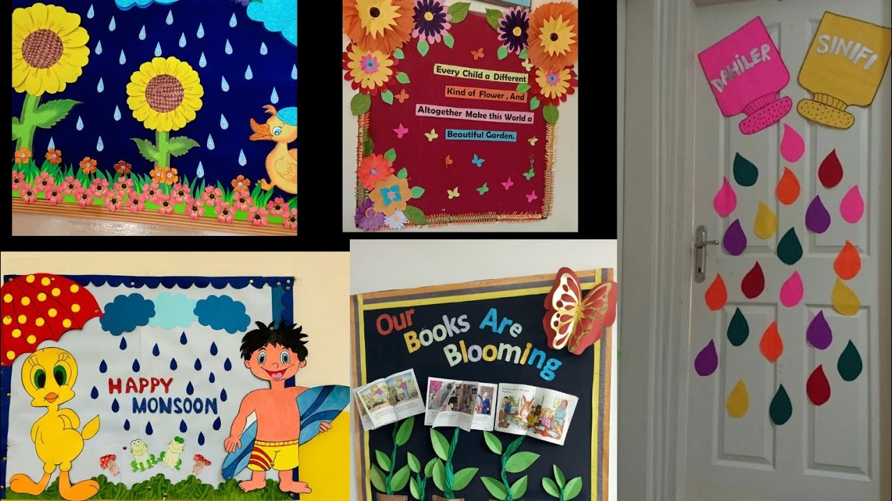 25Easy craft ideas for schoolwall and classroom decoration, bulletin ...