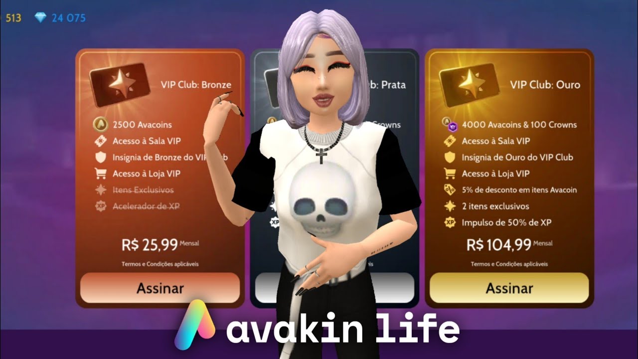 Sou uma avakin VIP agora! - YouTube