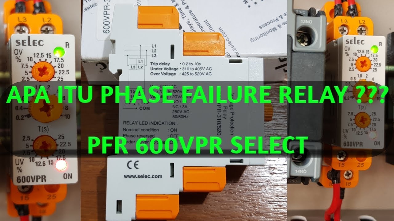 PENGAMAN LISTRIK 3 PHASE. 600 VPR SELECT. KUPAS TUNTAS!! - YouTube