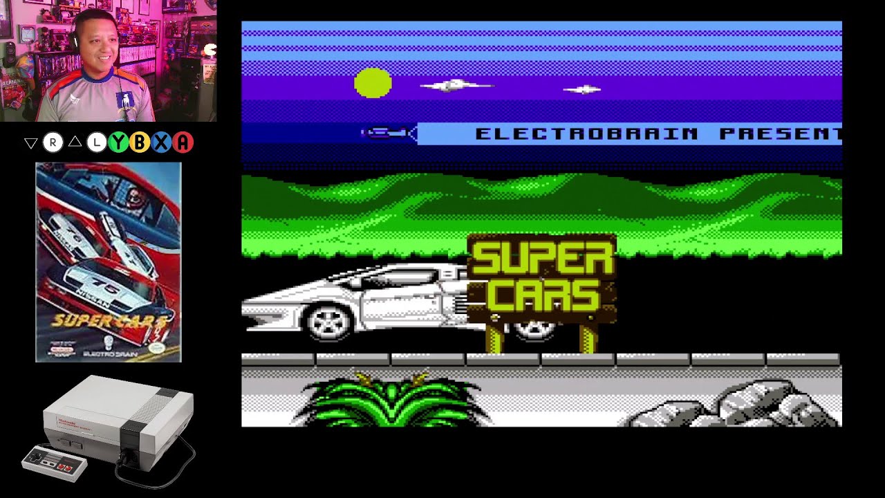10MG Plays Super Cars on NES - YouTube