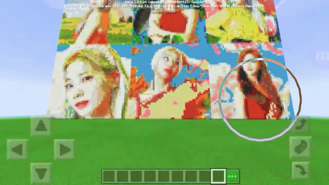 Twice-Fancy (pixel art in minecraft) - YouTube