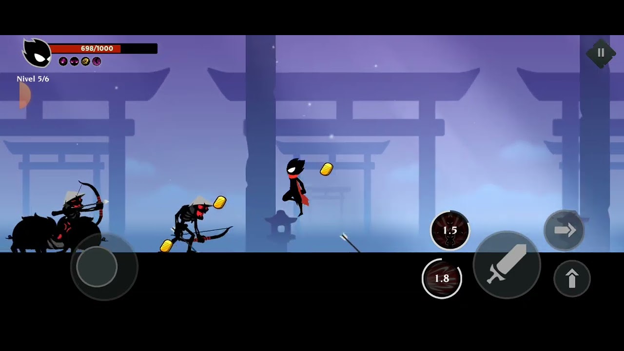 Mi primera vez jugando con un Stickman samurái🤩 parte 1 - YouTube