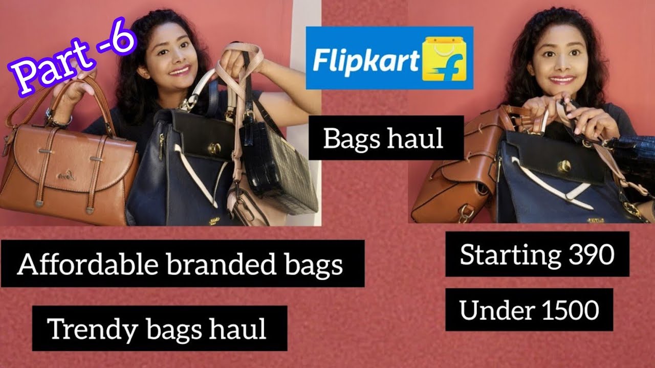 Affordable branded bags from Flipkart | Flipkart trendy bags haul ...