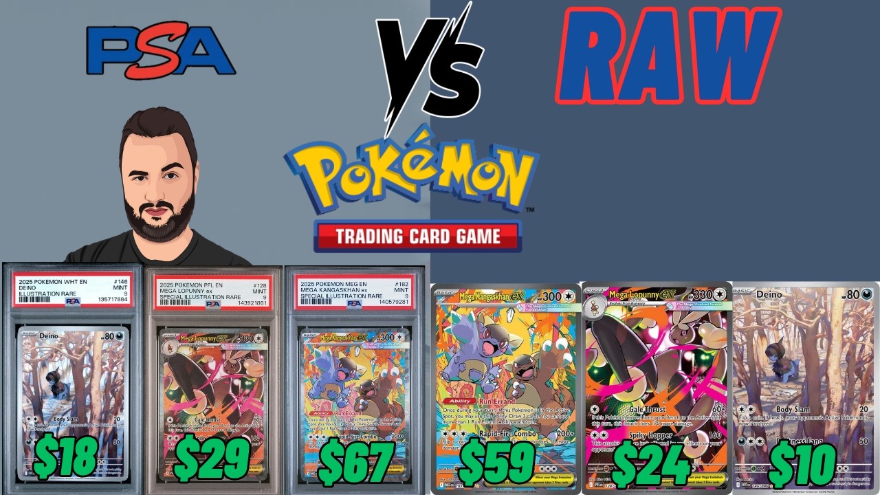 PSA 9 vs Raw Card Prices: Why Being the Same Is GOOD for Collectors ...