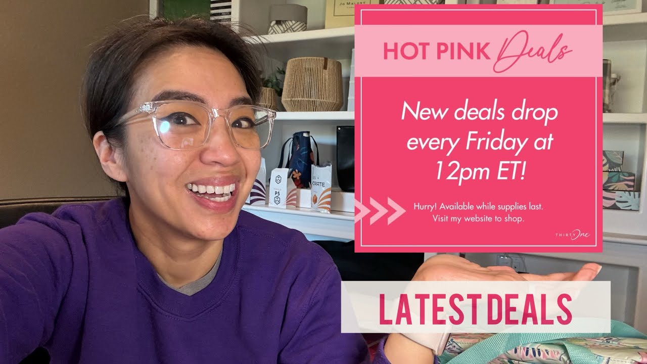 Thirty One's Hot Pink Deals, Rockstar's Monthly Deal & Mystery Hostess ...