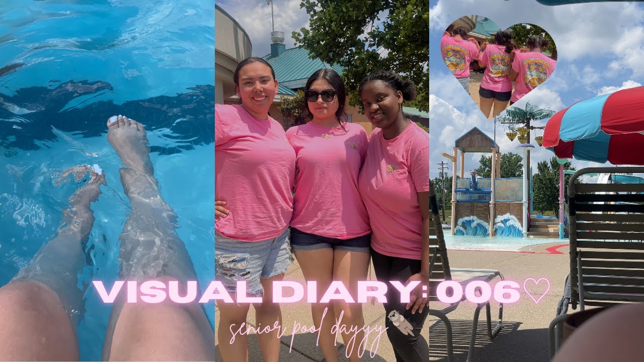 VISUAL DIARY:006 ♡| senior signing, senior pool day | ⁠@hlisbeiri - YouTube