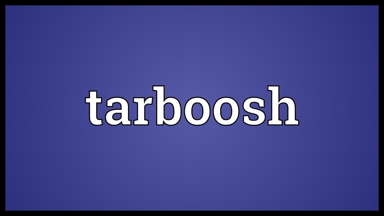 Tarboosh Meaning - YouTube