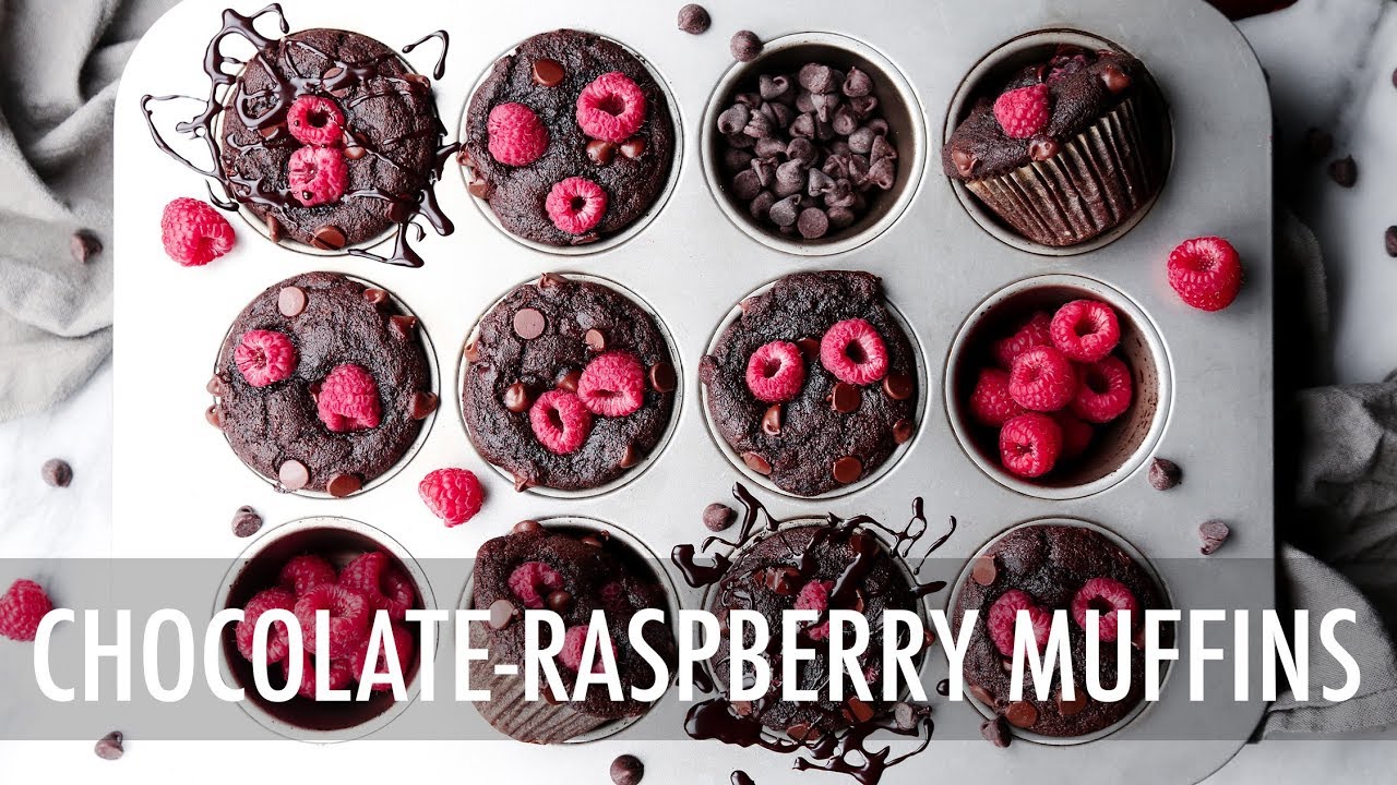 Chocolate Raspberry Muffins - YouTube