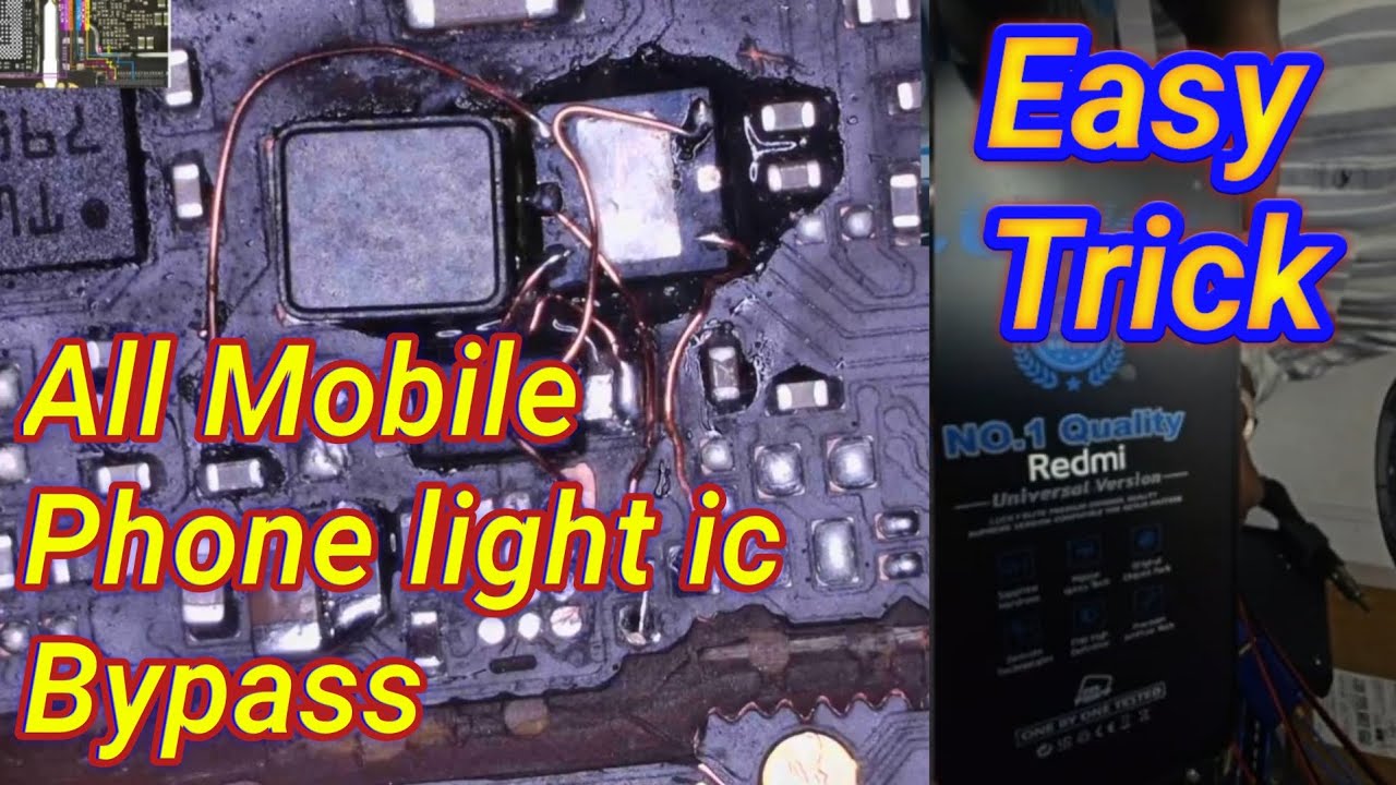 All Mobile Phone light IC Bypass Easy trick 💕 - YouTube