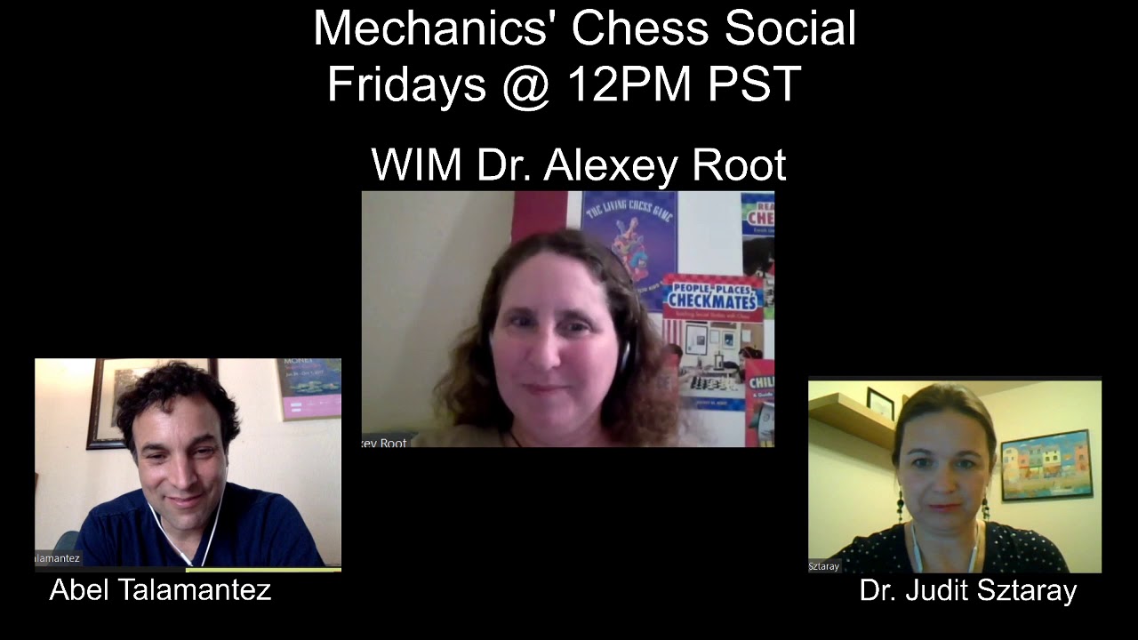 Mechanics' Chess Social #6 - WIM Dr. Alexey Root - YouTube