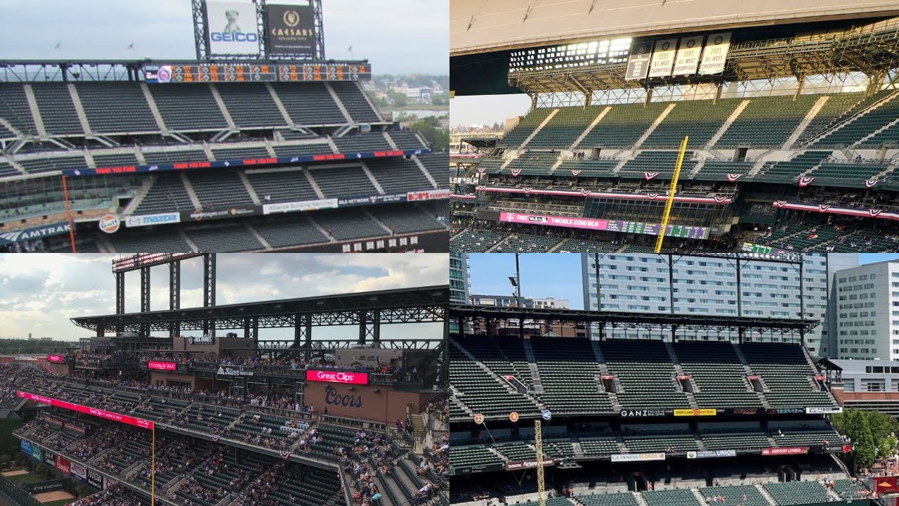Every MLB Stadium outfield upper deck - YouTube