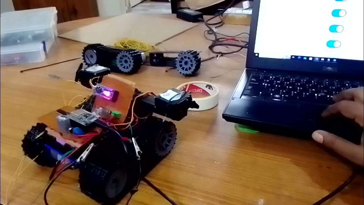 STAIR CLIMBING ROBOT USING IP BASED GUI - YouTube