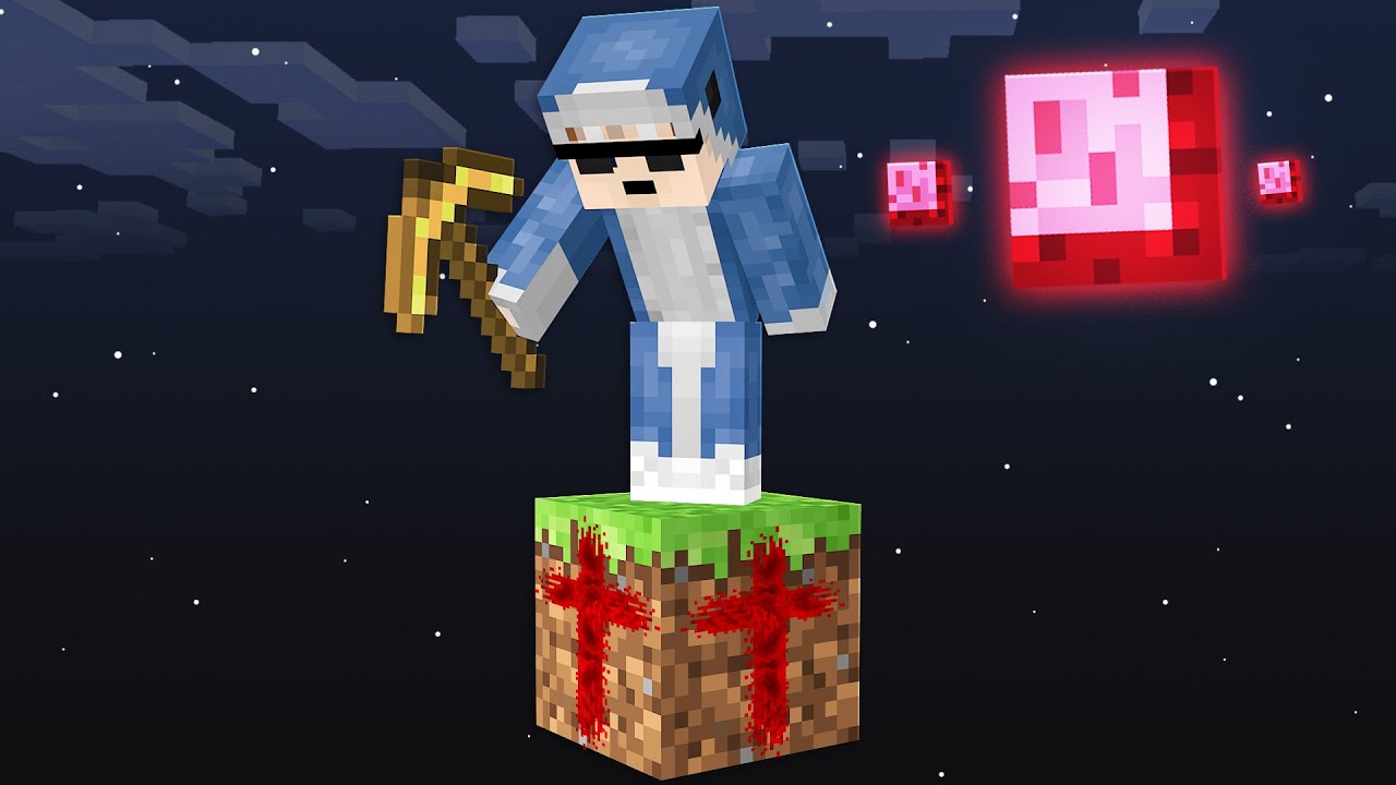 Minecraft, But It's 1 SCARY Block - YouTube