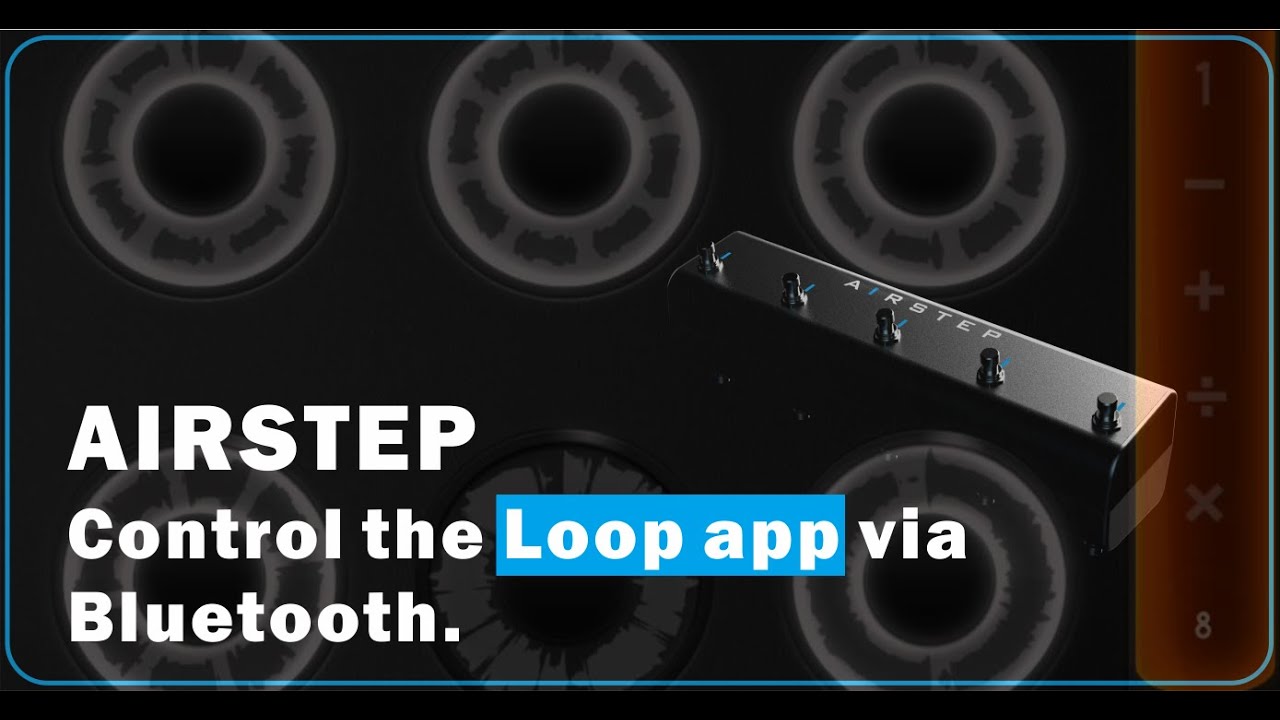 AIRSTEP Control the Loop app via Bluetooth. - YouTube