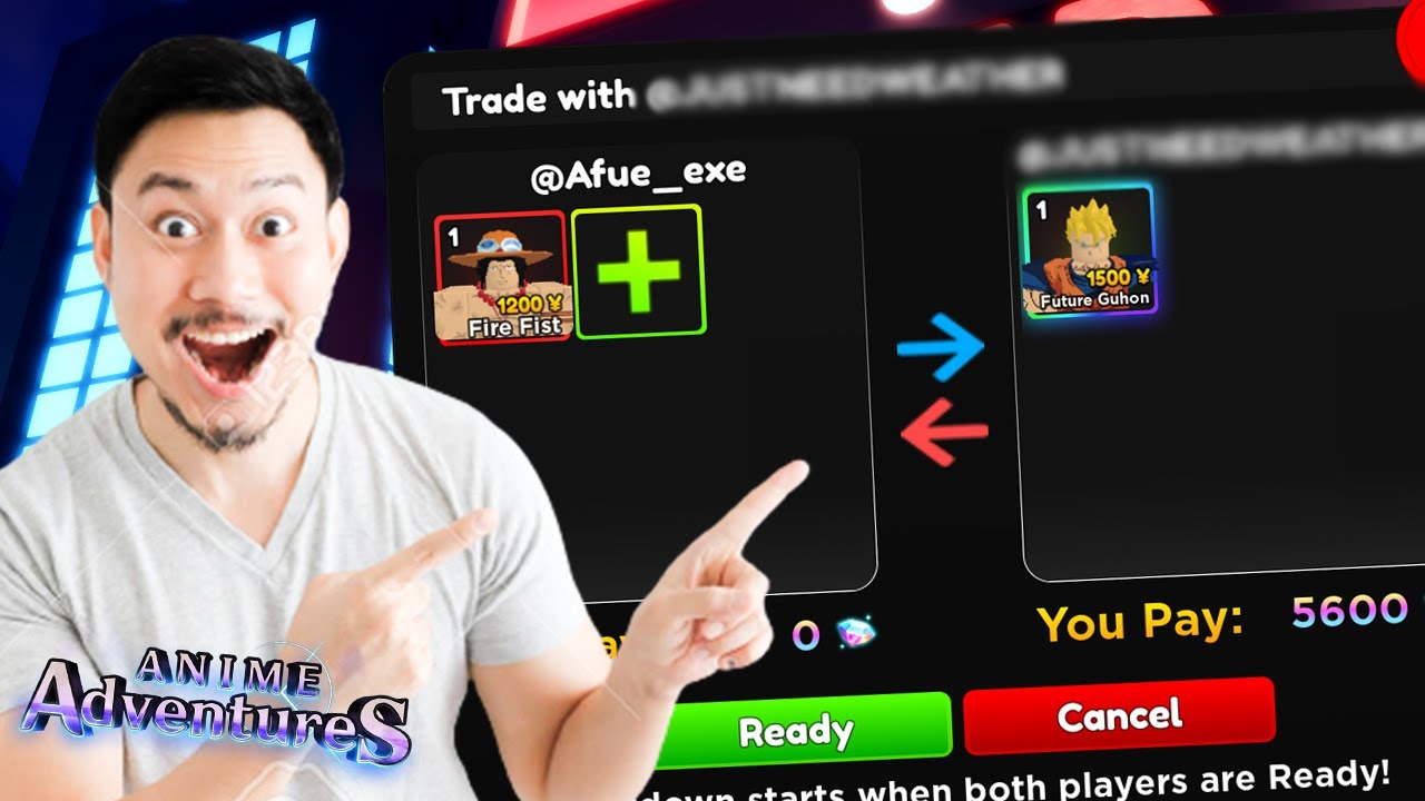 Trade Journey to Every Unit in Anime Adventures... (CRAZY VALUE GAIN ...