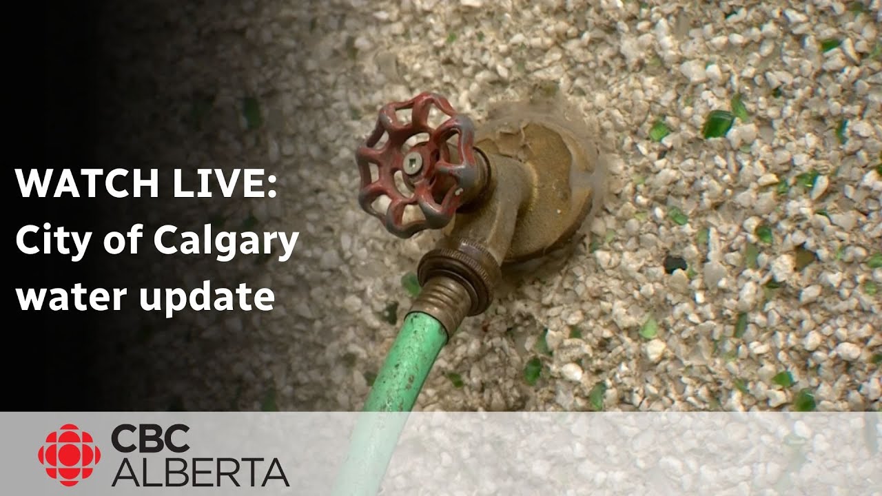 Calgary officials provide update on water main break - August 7 - YouTube