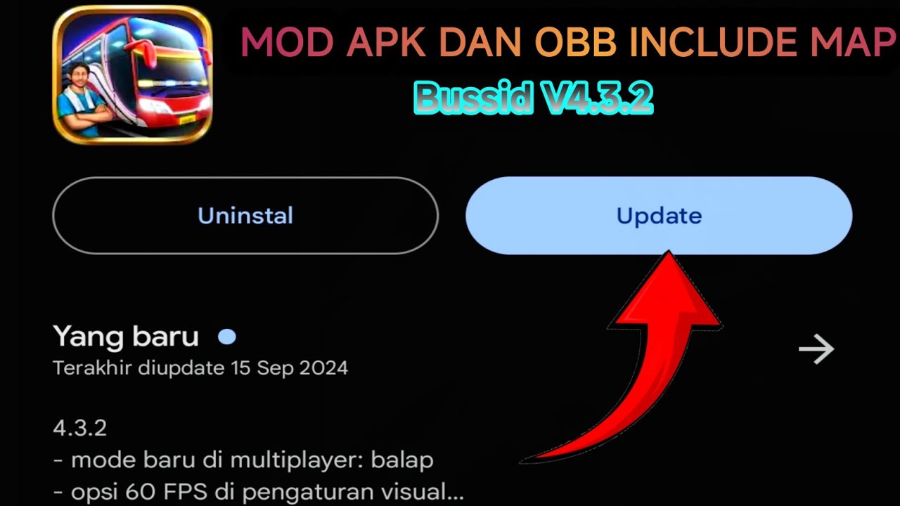 MOD APK & OBB INCLUDE MAP BUSSID V4.3.2 // BUS SIMULATOR INDONESIA ...