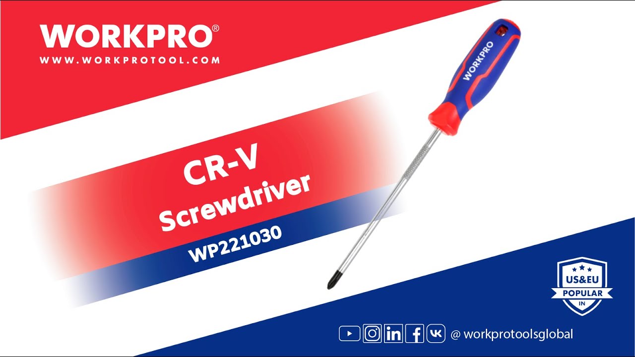 WORKPRO CR-V Screwdriver | Screwdriver - YouTube