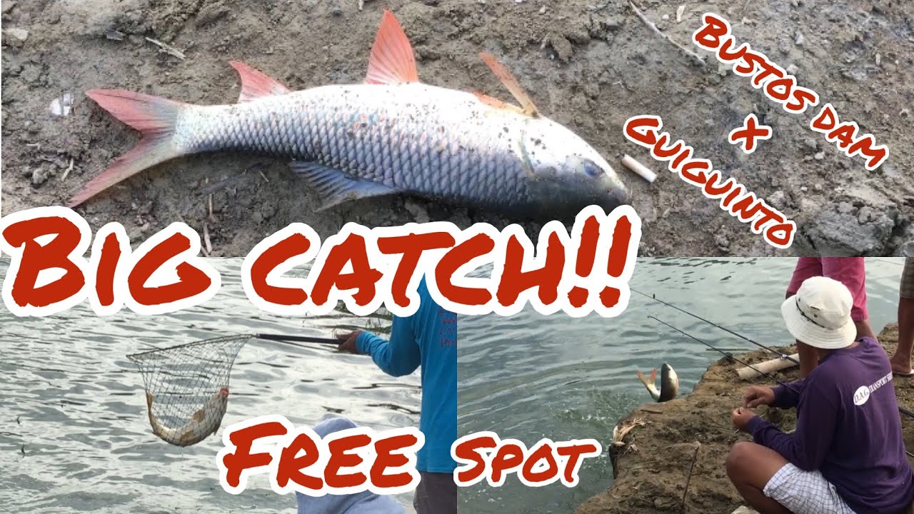 LIBRENG FISHING SPOT SA BUSTOS x GUIGUINTO BULACAN | BIG CATCH - YouTube