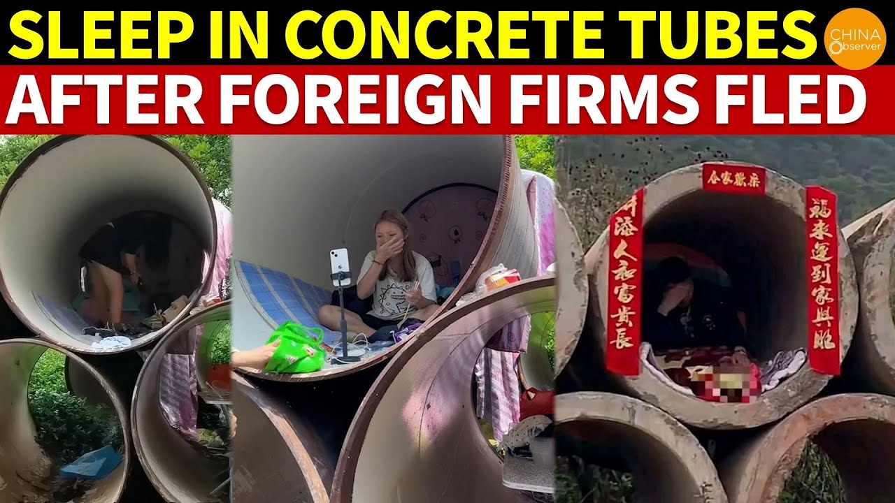 Famed Foreign Firms Exit Dongguan; Sleeping in Concrete Tubes Becomes ...