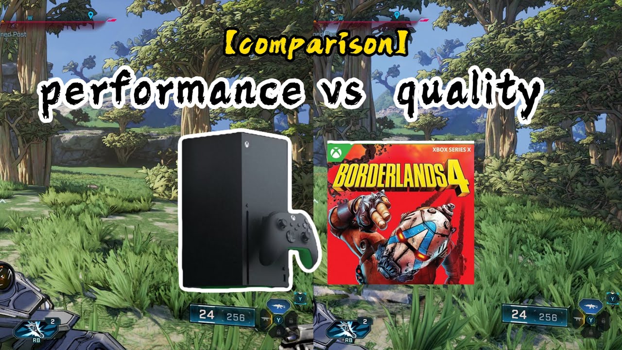 【comparison】 borderlands 4 xbox series x performance vs quality graphic ...
