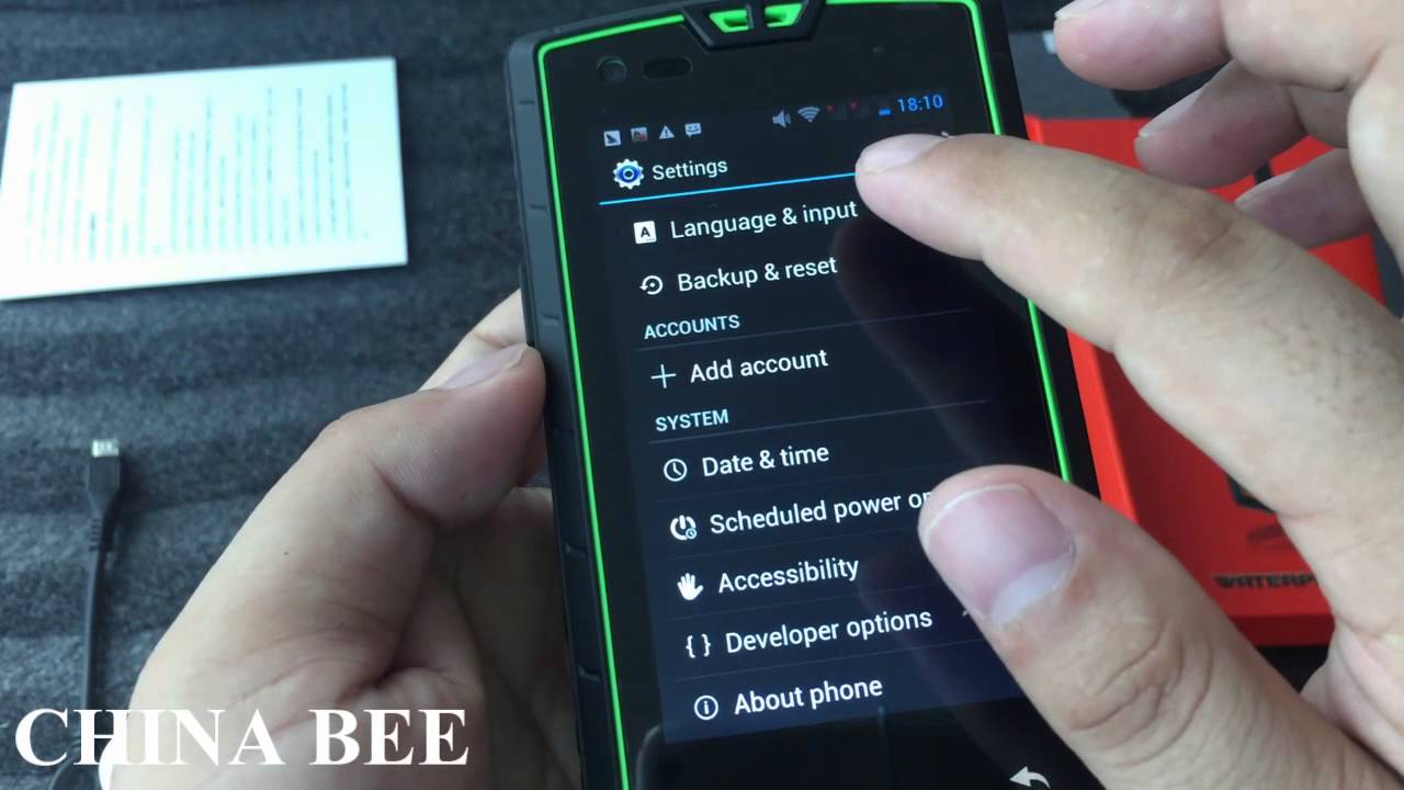 Land Rover alps S600 IP68 Walkie Talkie Android 4.2 MTK6572W 4.0 Inch ...