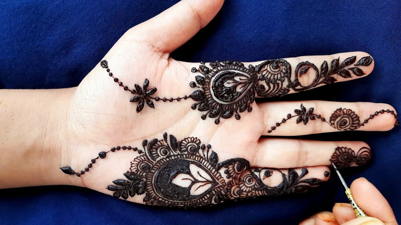 Rakhi Special Front Hand Mehndi Design|Mehndi Design|Easy Mehndi|Mehndi ...