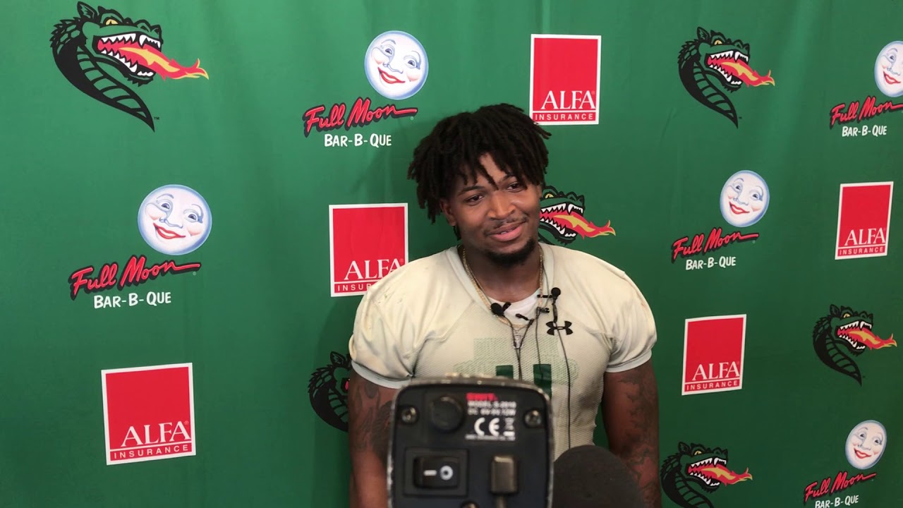 Spencer Brown: 2019 UAB Football Camp, Day 1 - YouTube