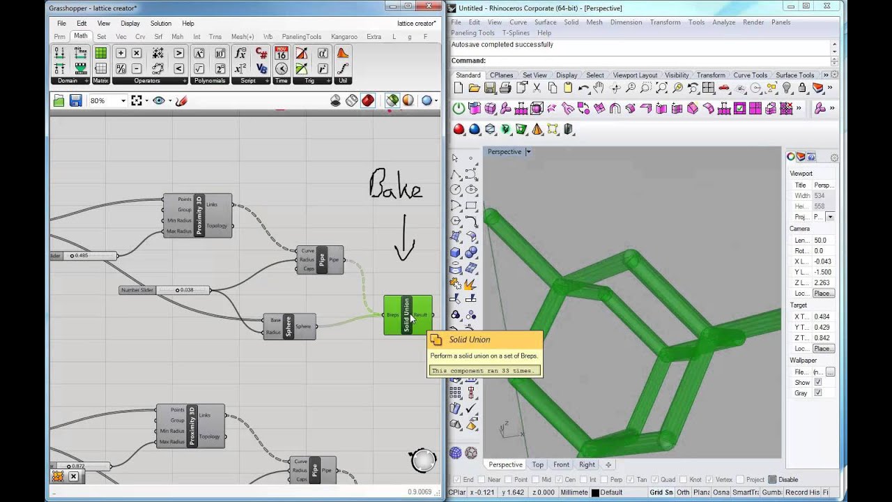 Grashopper Lattice Structure Youtube 7261