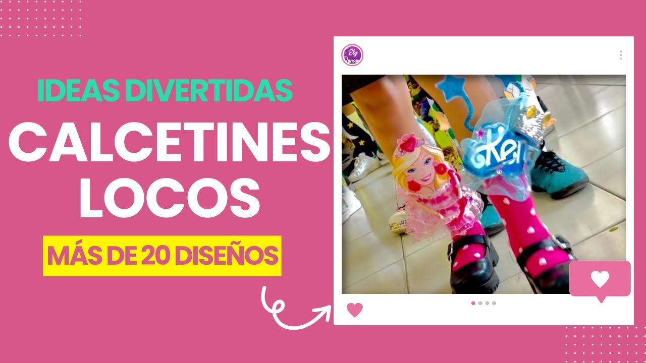IDEAS PARA CREAR CALCETINES LOCOS 🎀/Divertida manualidad - YouTube
