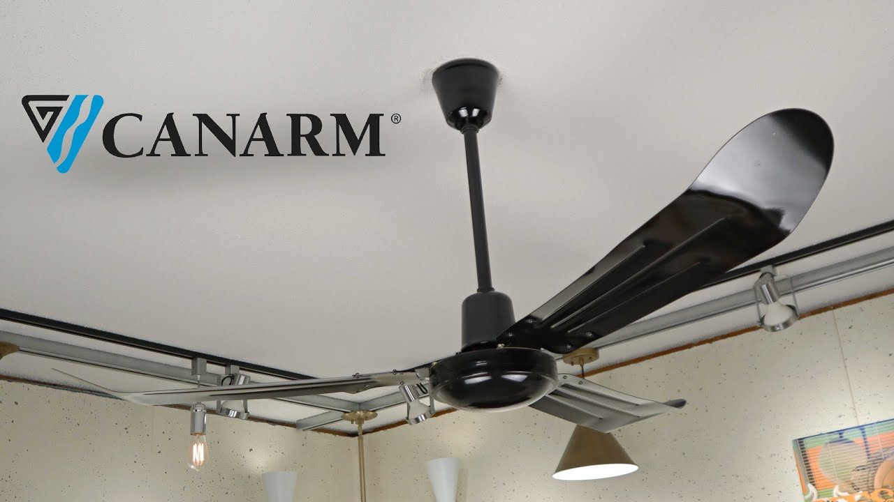 Canarm CP56 Industrial Ceiling Fan | Studio Remake - YouTube