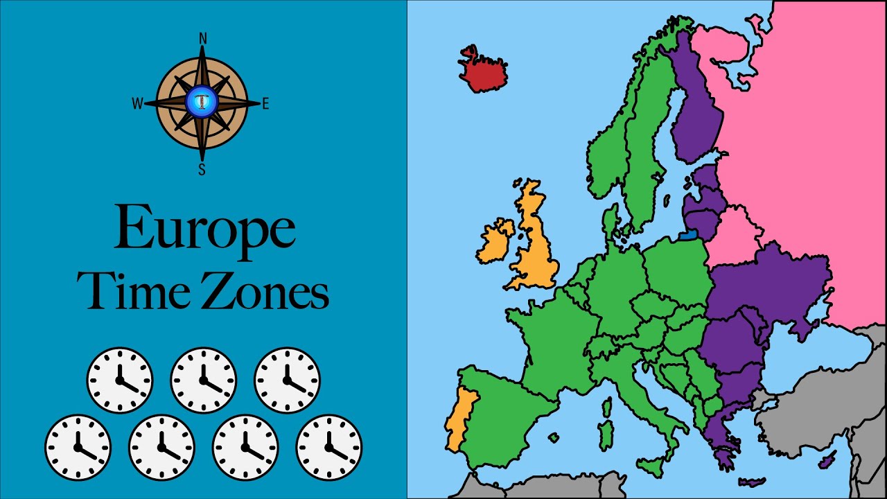 European Time Zones Mapped YouTube