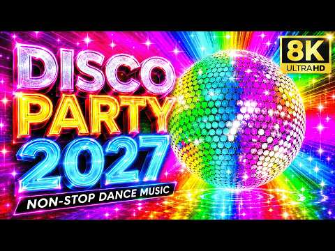 THE CRAZIEST Disco Party Music of 2027! Non-Stop Dance Music & Colorful Disco Lights