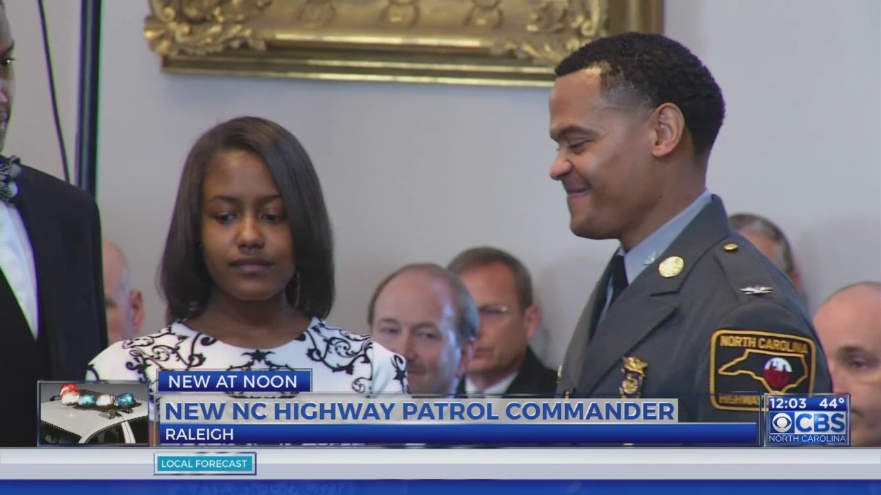 New North Carolina State Highway Patrol commander sworn in Friday - YouTube