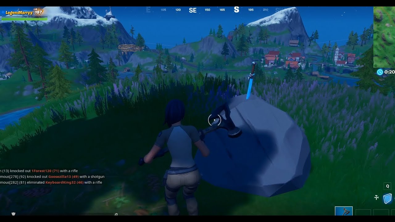 Search Skye's sword in a stone found in high places - West of Lazy Lake ...