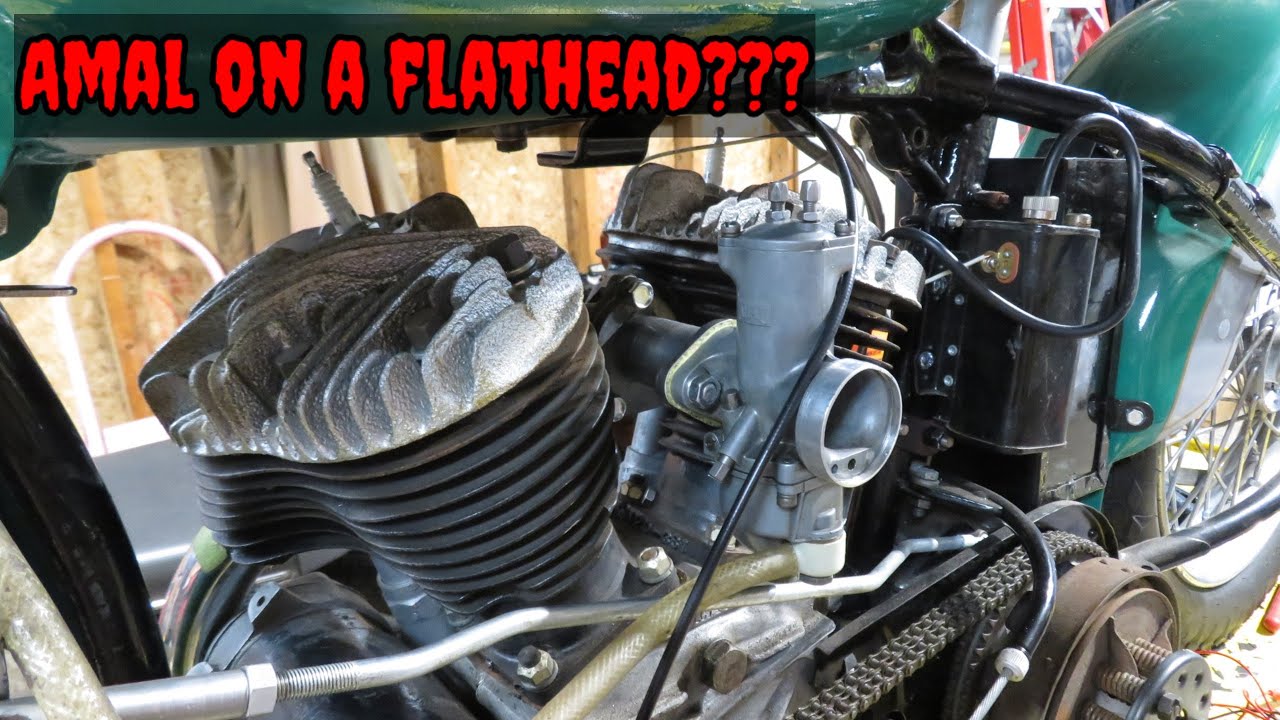 1942 Harley Davidson 45 WLC Flathead: Amal Carb, Custom Manifold, Part ...