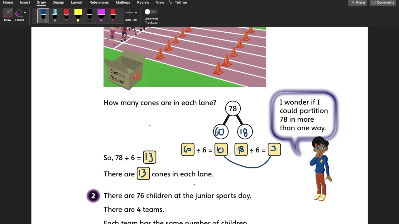 Part-Whole Model Division - YouTube