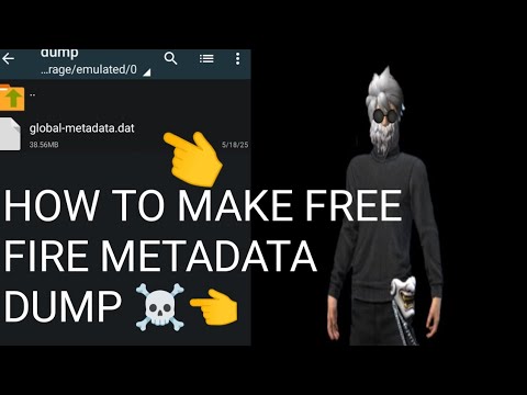 HOW TO MAKE FREE FIRE METADATA DUMP☠️ #youtubechannel#viral #gaming #video #subscribe #gamer ...