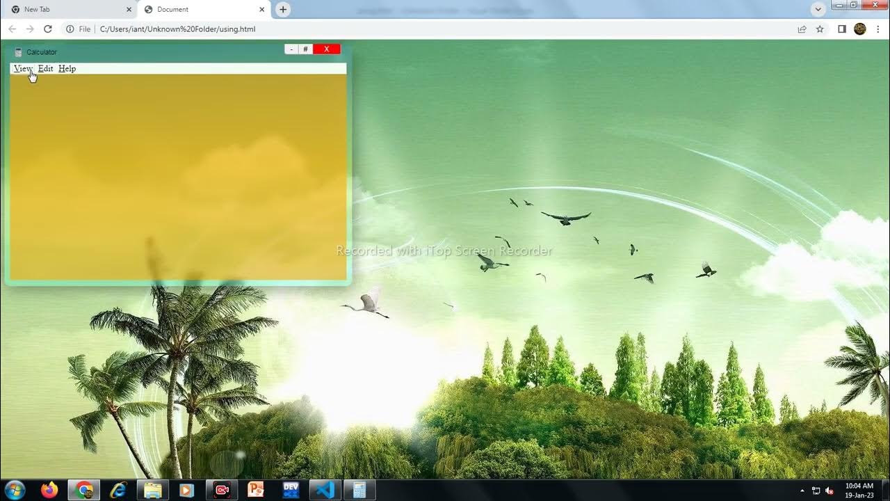 Calculator || HTML || CSS || Part-3 || Ishim Code - YouTube