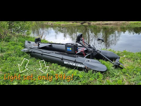 Savage Gear E-Rider Kayak-NYDPP Battery-Haswing Protruar 1.0 - YouTube